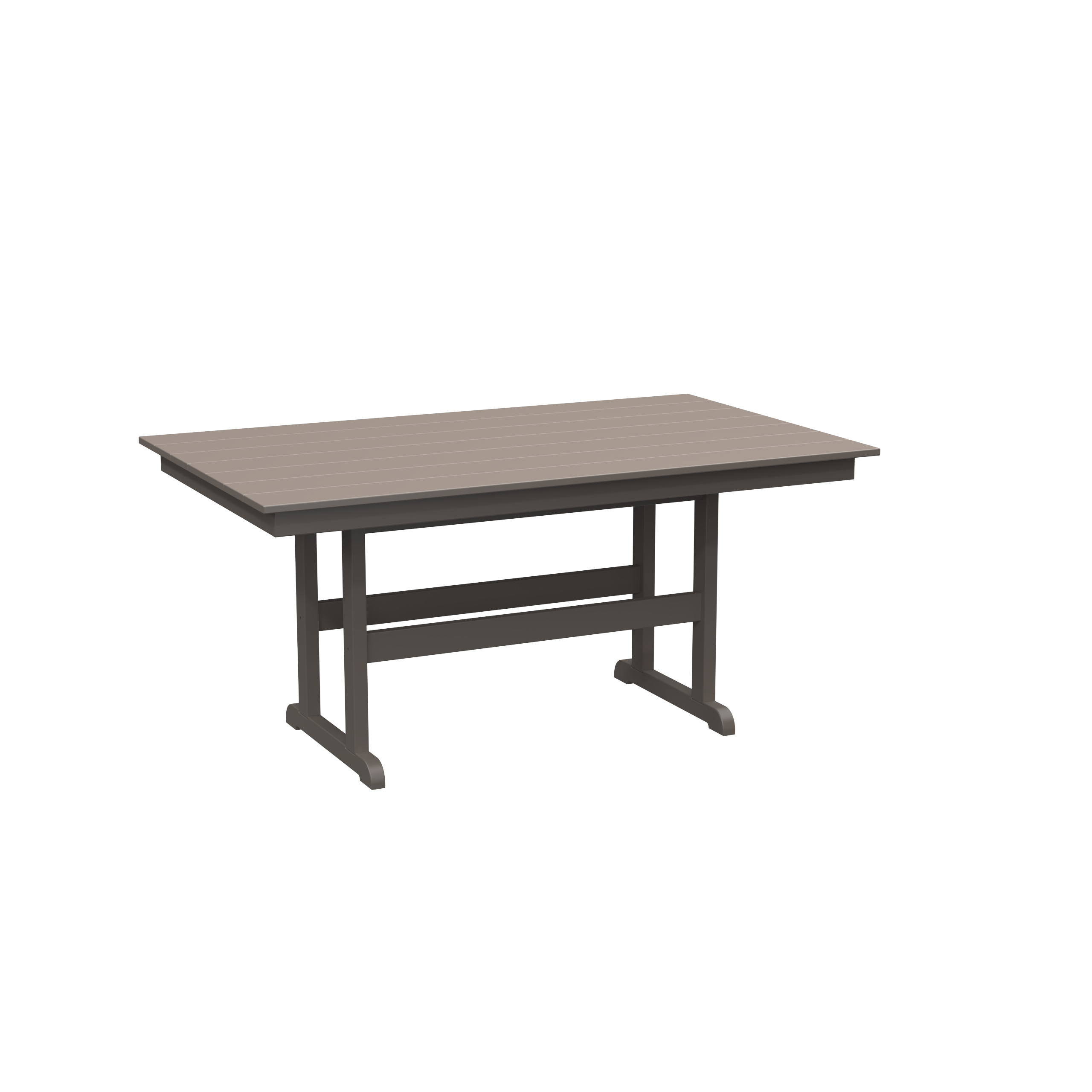 P19-R 33”x64” Dining Table – Polybird
